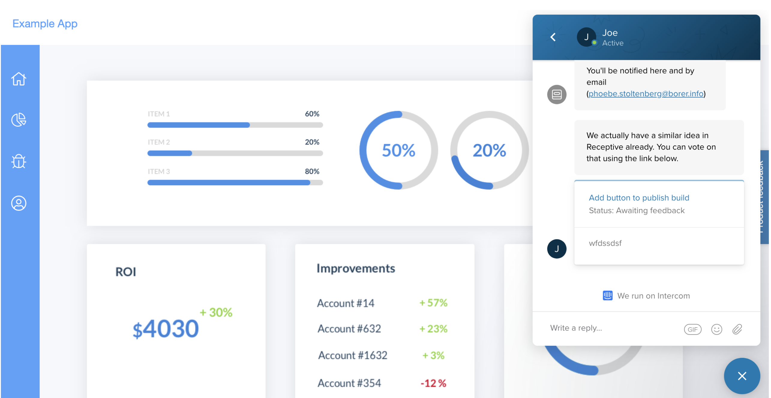 Customer view of Pendo Feedback – Pendo Help Center