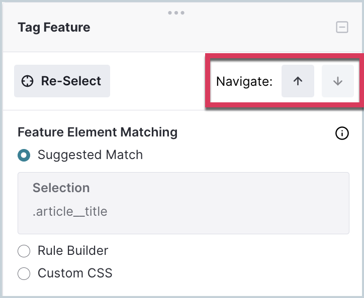 Feature tagging – Pendo Help Center