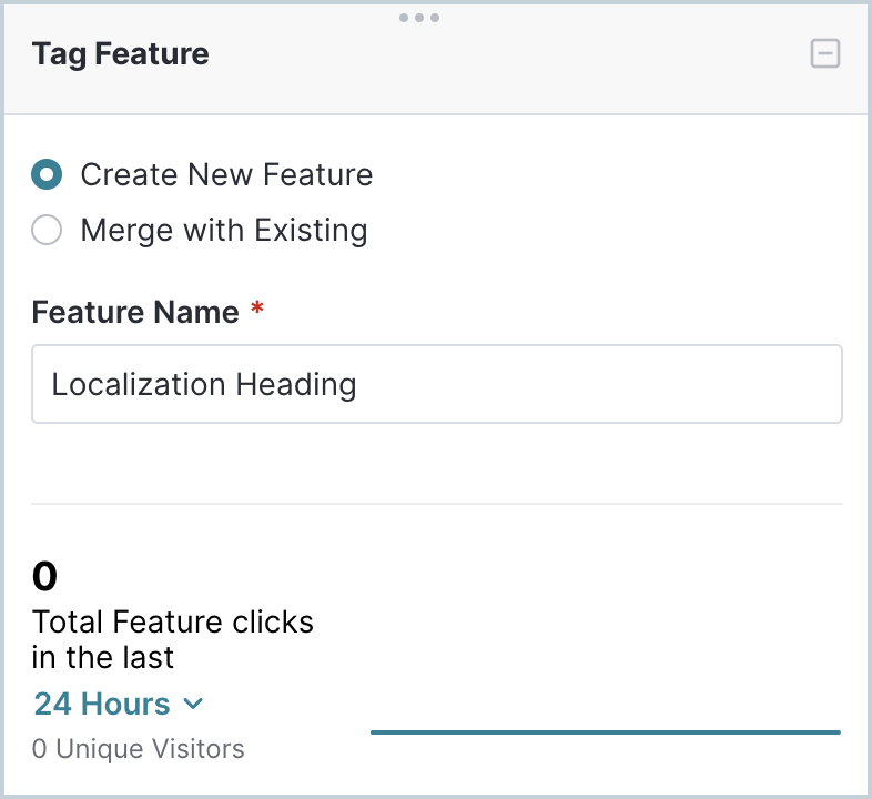 Feature tagging – Pendo Help Center
