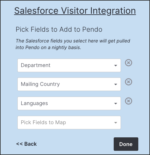 Set up the Salesforce integration for Pendo – Pendo Help Center