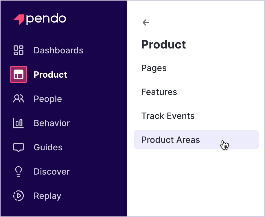 Product Areas – Pendo Help Center