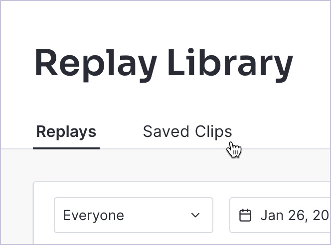 Create replay clips – Pendo Help Center