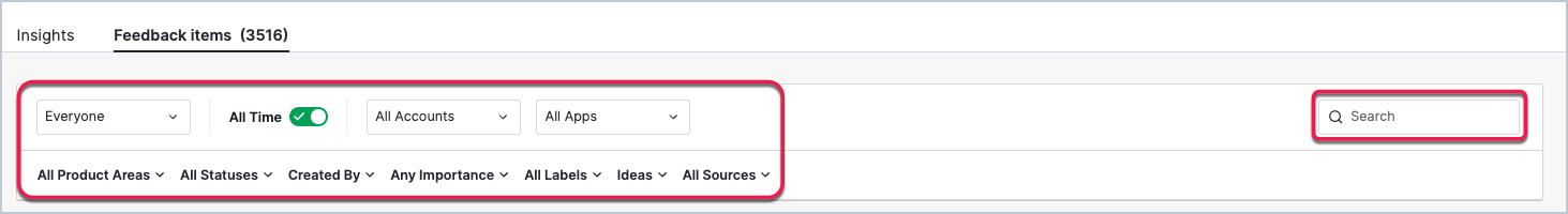 Manage feedback in Listen – Pendo Help Center
