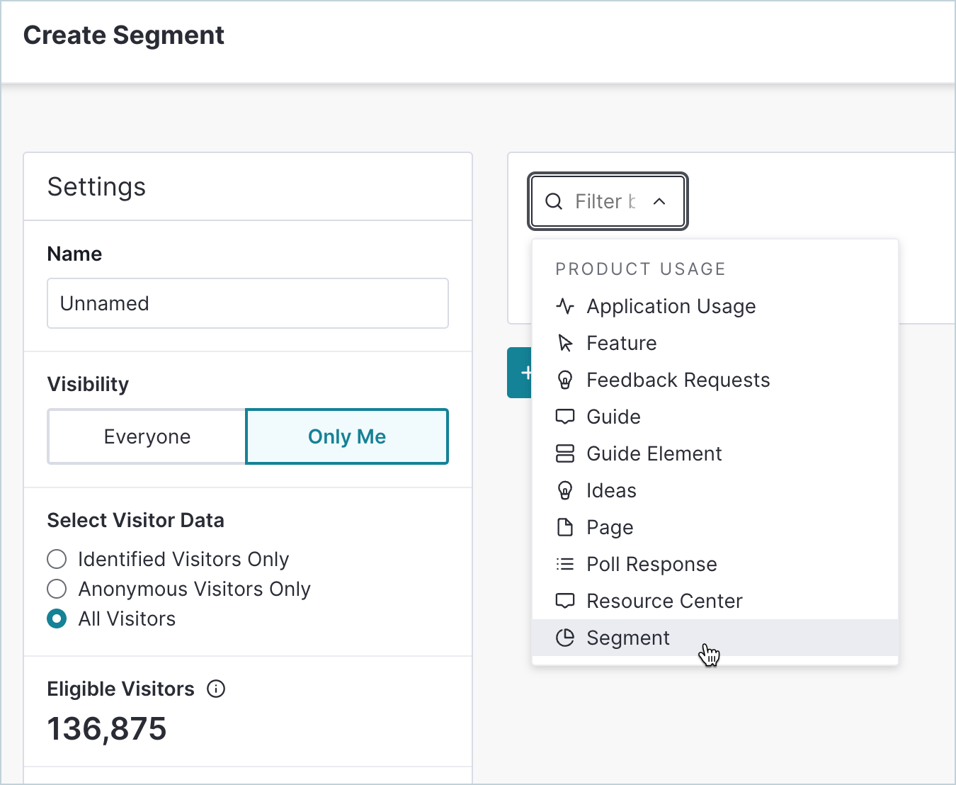 Segments – Pendo Help Center