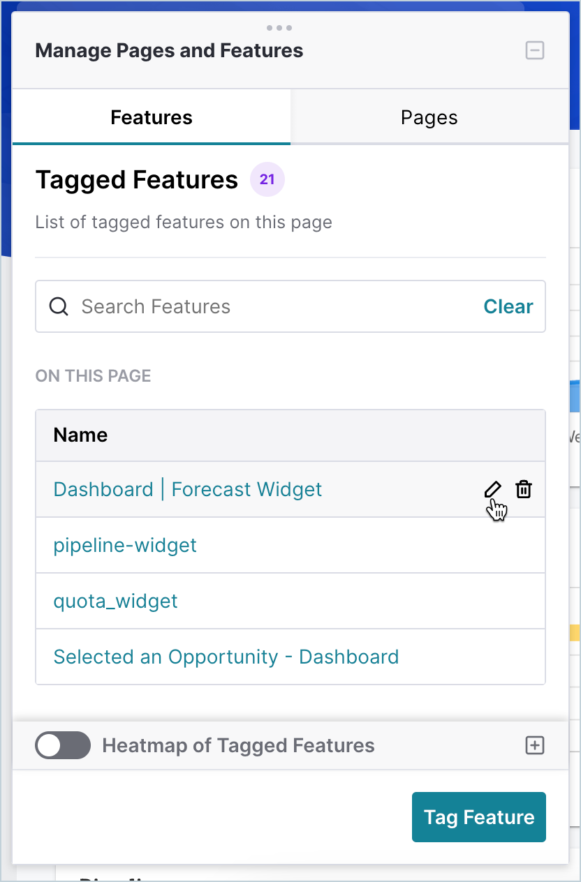 Click event properties – Pendo Help Center