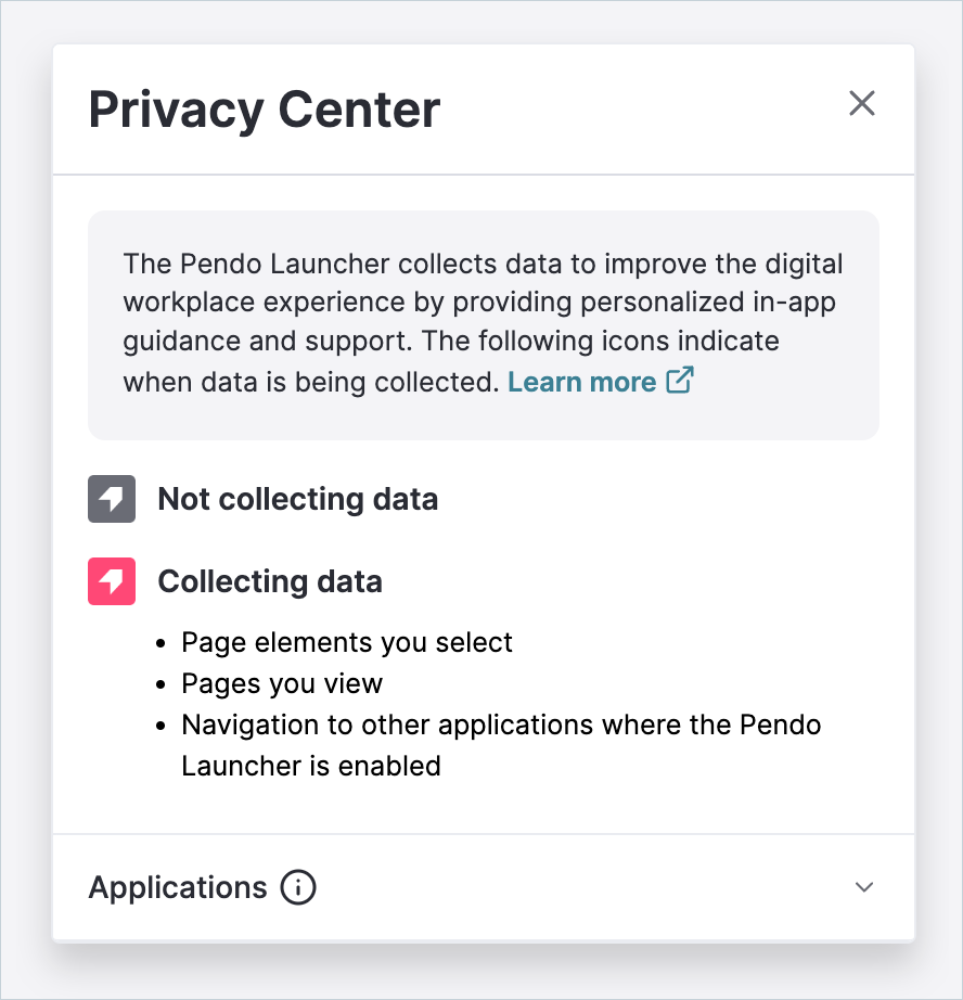Disable extension apps – Pendo Help Center