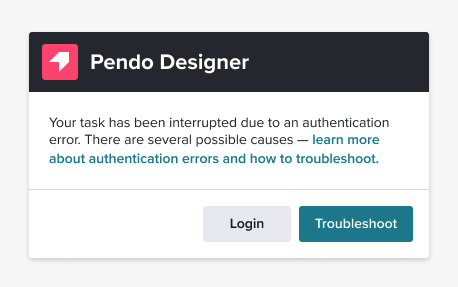 Help launching the Visual Design Studio – Pendo Help Center