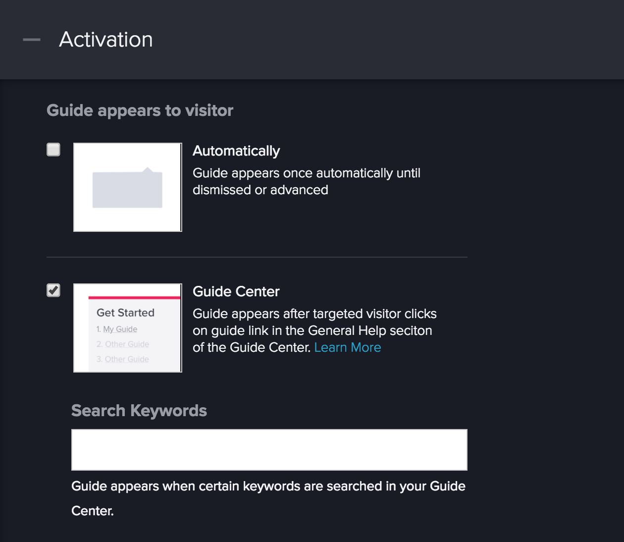 Guide Center (Classic) – Pendo Help Center