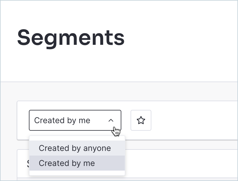 Manage segments – Pendo Help Center