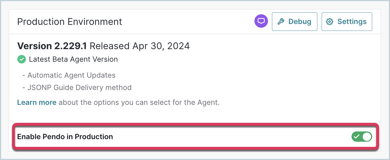 Manage web apps – Pendo Help Center