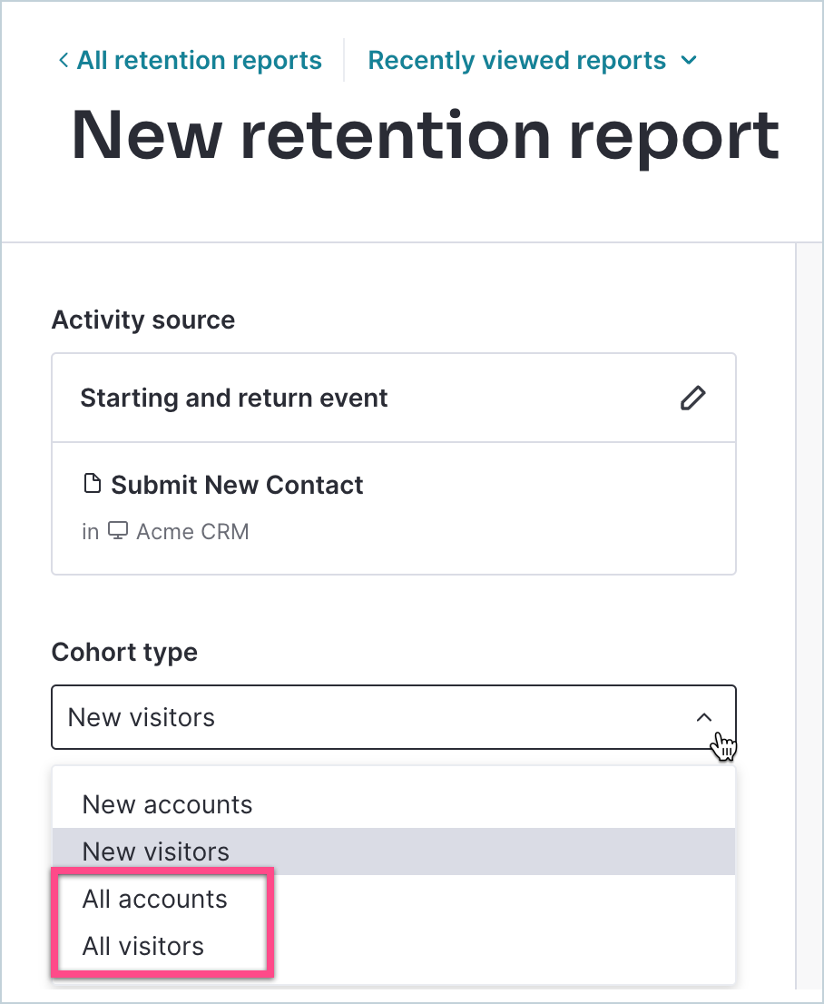 Retention – Pendo Help Center