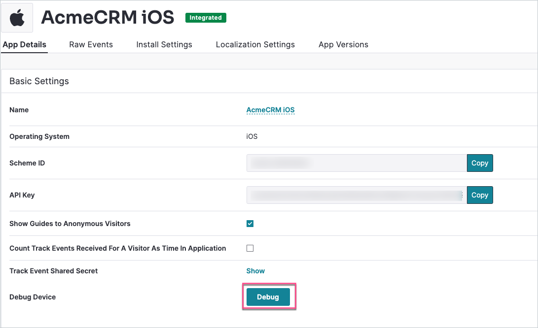 Use the mobile debugger – Pendo Help Center