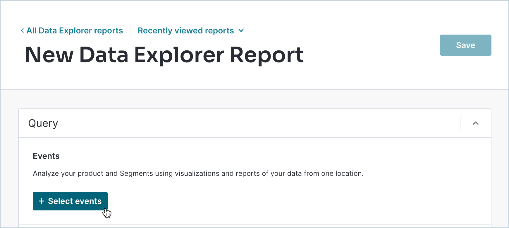 Build a Data Explorer report – Pendo Help Center