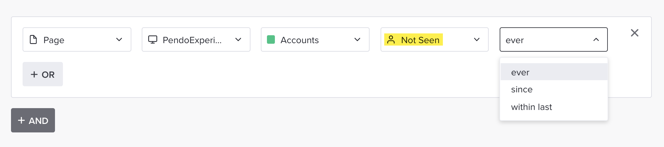 Segments – Pendo Help Center