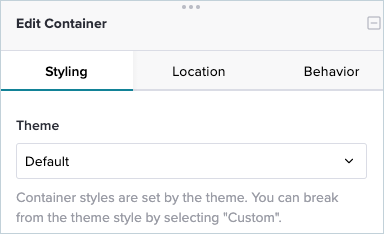 Manage guide styling with themes – Pendo Help Center