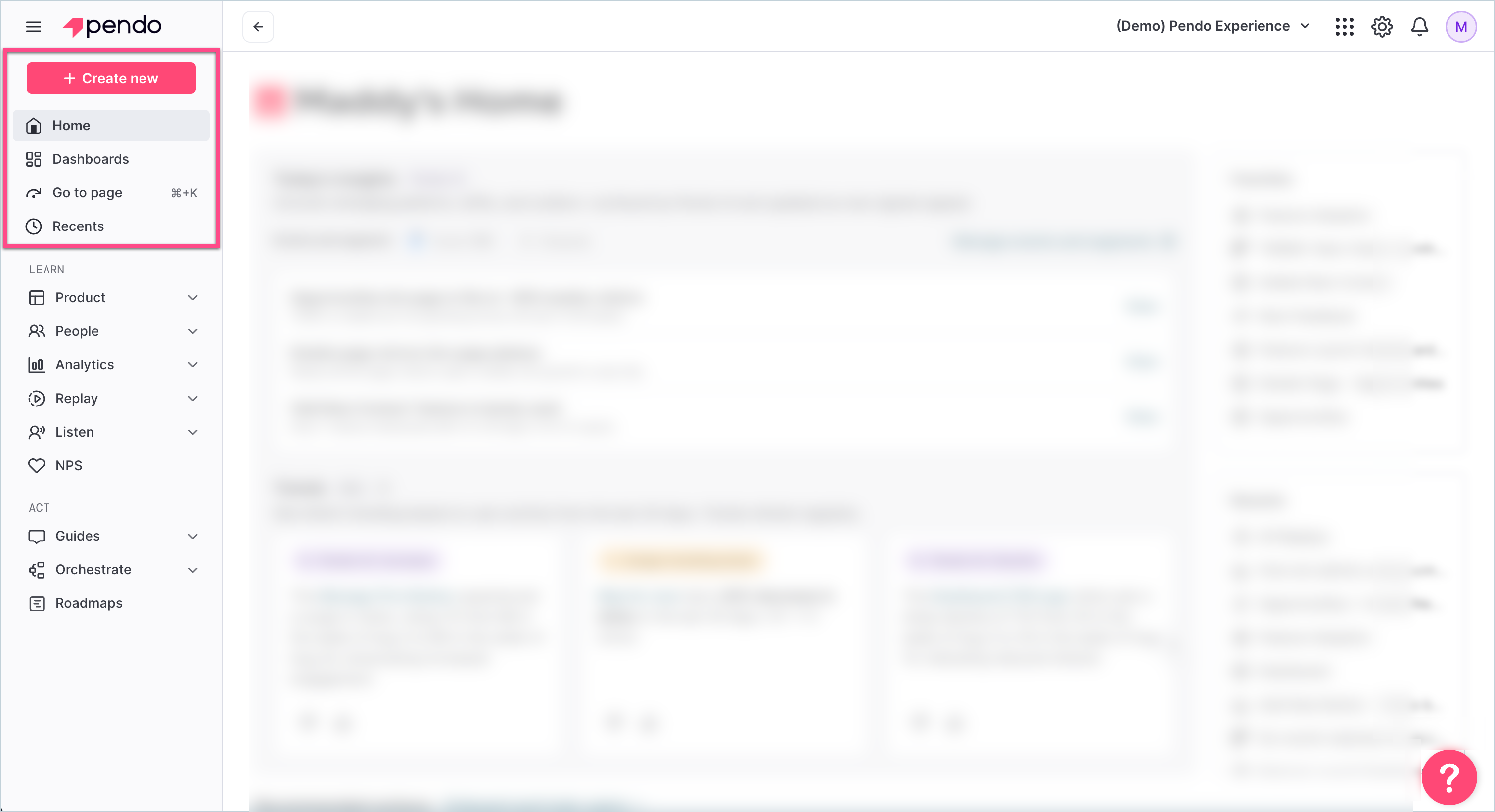 Take a tour of Pendo – Pendo Help Center