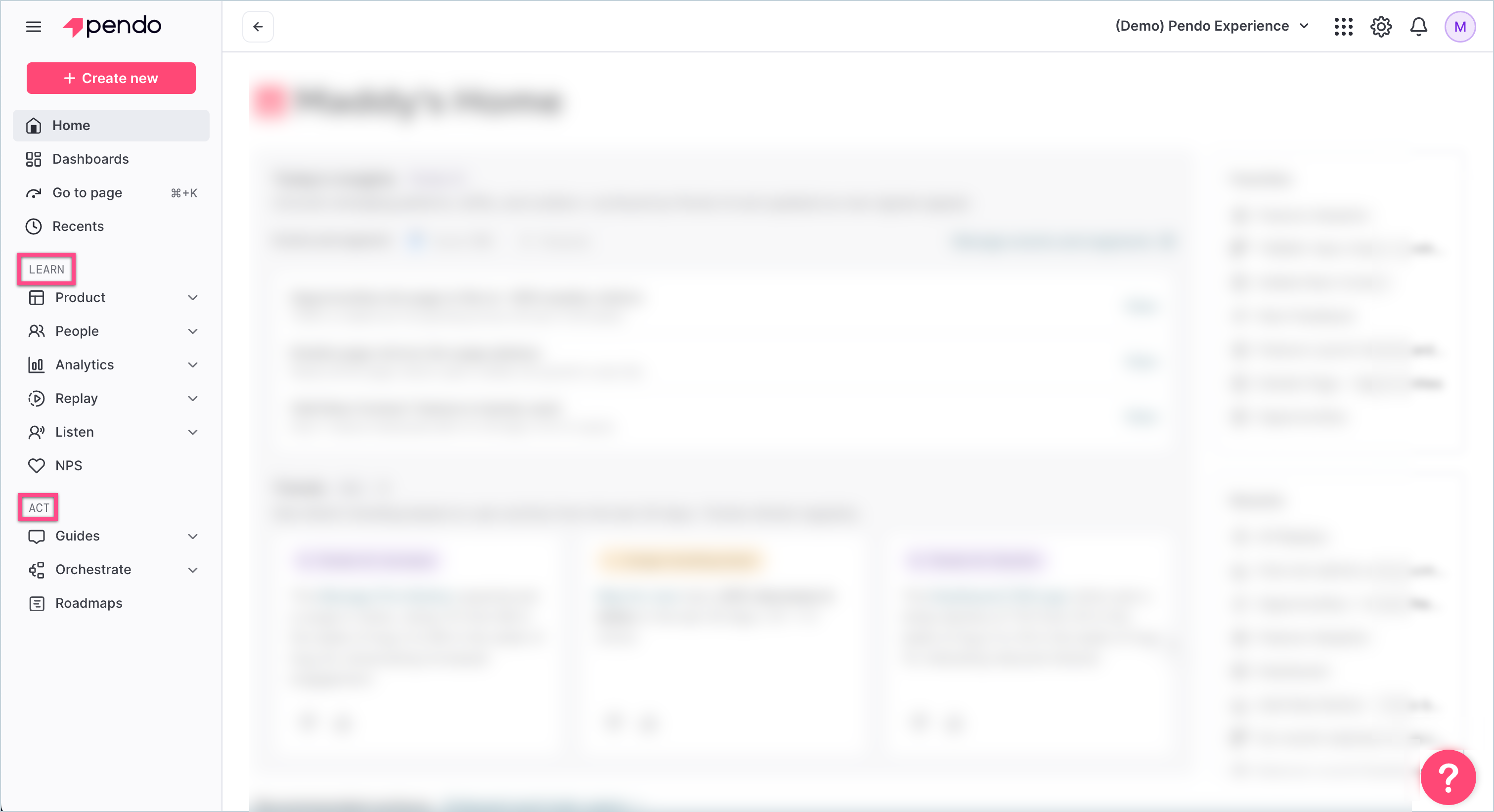 Take a tour of Pendo – Pendo Help Center