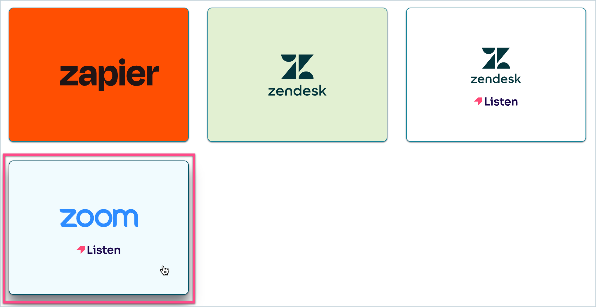 Connect Listen to Zoom – Pendo Help Center