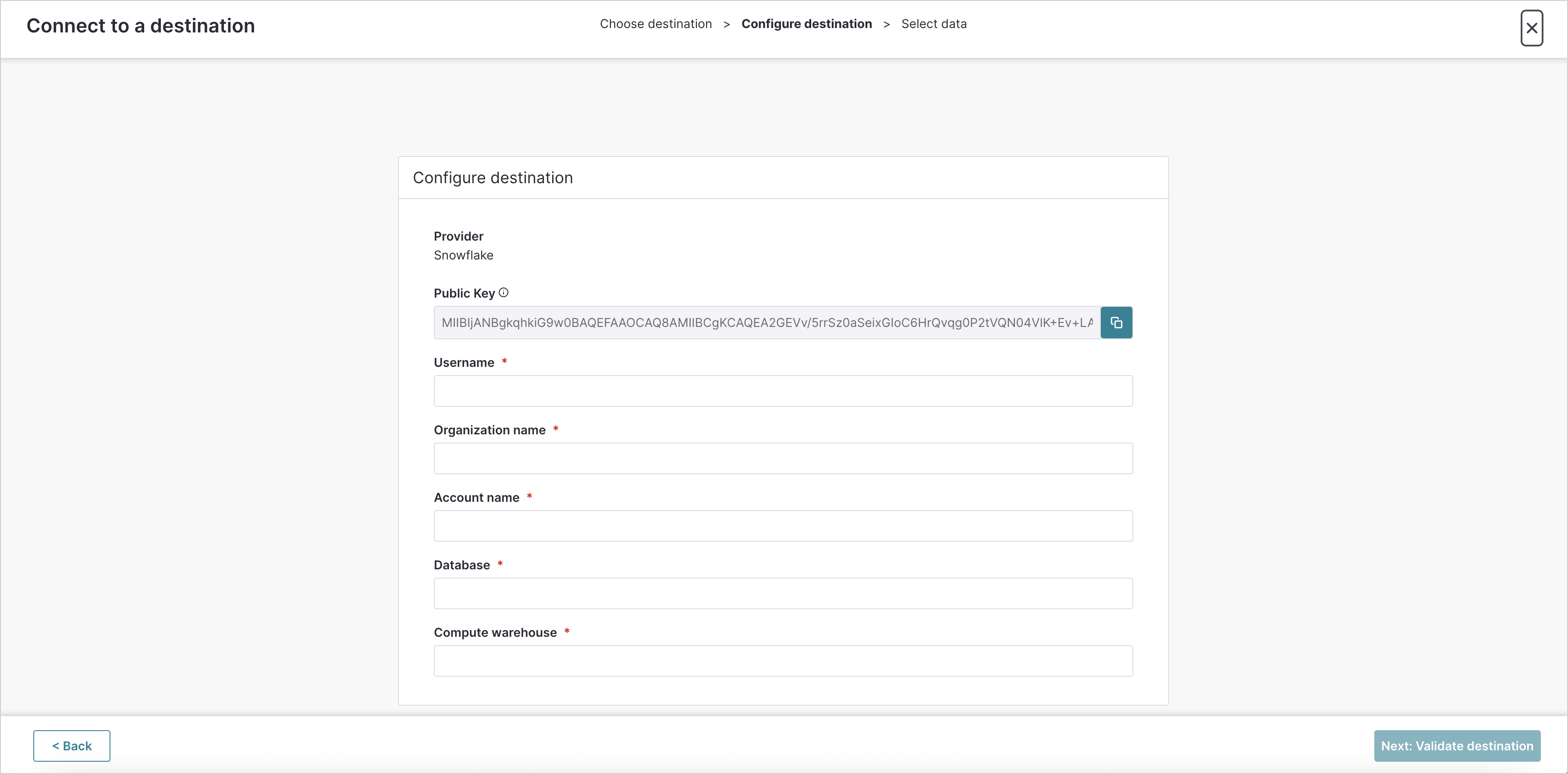 Set up Pendo Data Sync to Snowflake – Pendo Help Center