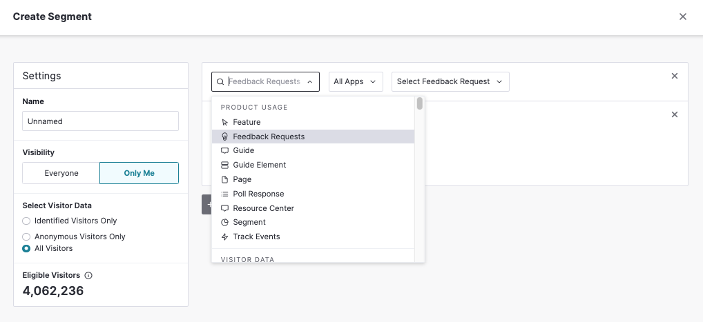 Segments – Pendo Help Center