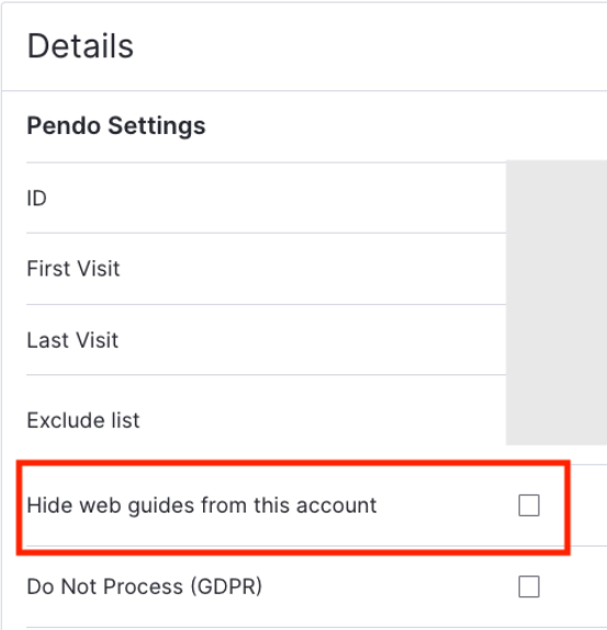 Best Practices for Blocking Pendo Guides – Pendo Help Center